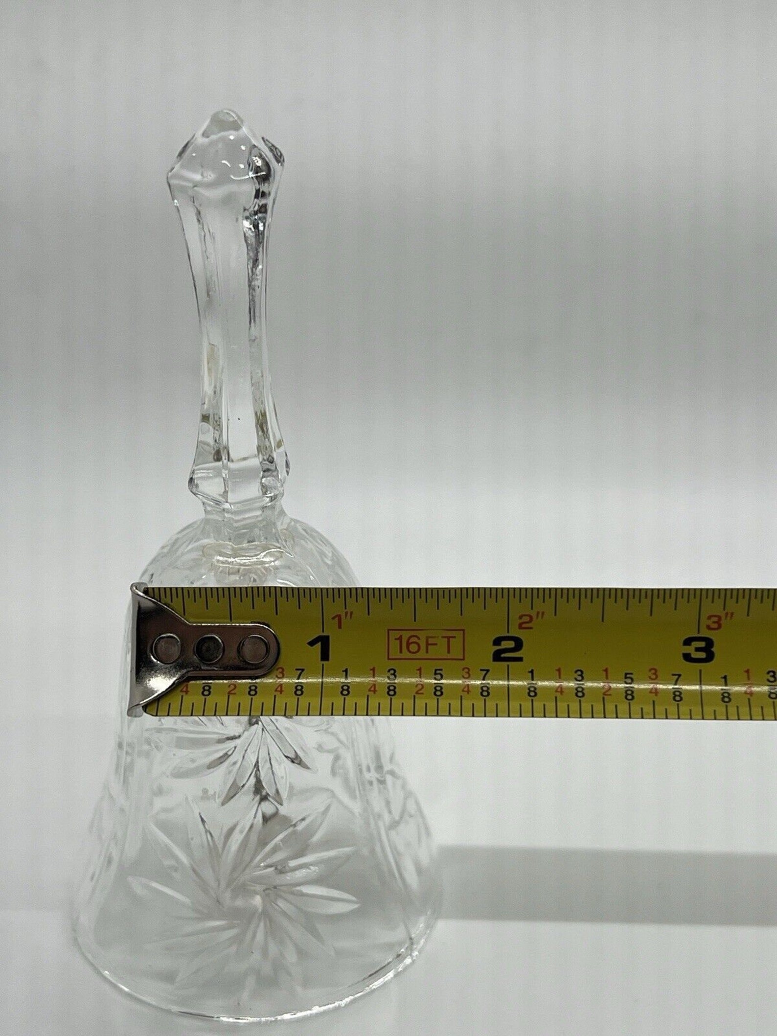 Vintage Leaded Crystal Cut Art Glass Bell 5 - Etsy