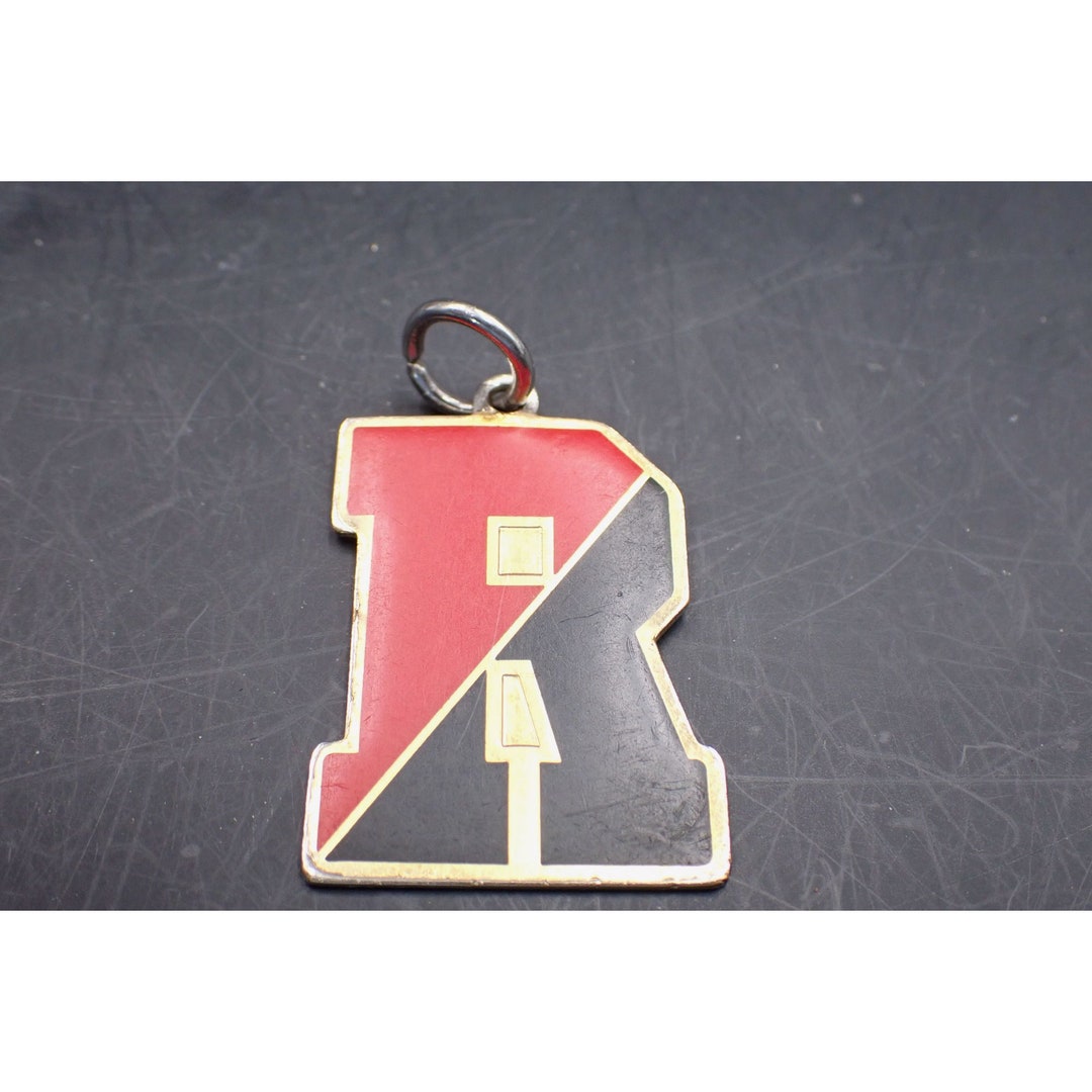 Vintage Rutgers University Pendant/keychain Drop Signed - Etsy