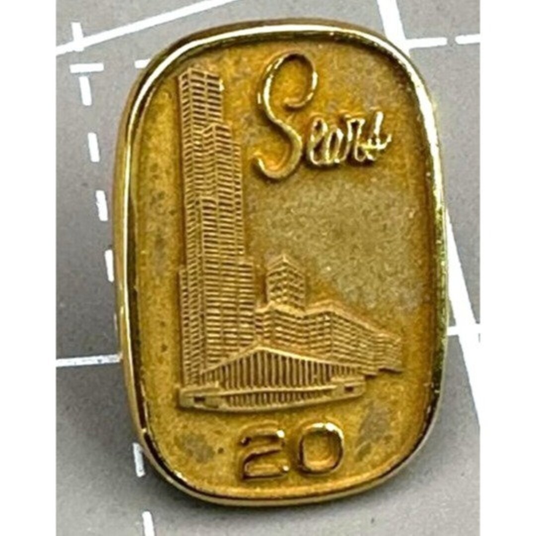 Vintage Leavens Sears 20 Year Service Pin 10K Gold Filled - Etsy