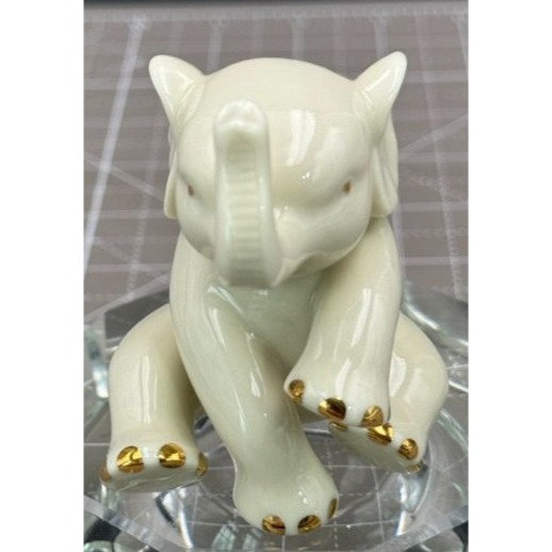 Lenox Baby Elephant Porcelain Figure - Etsy