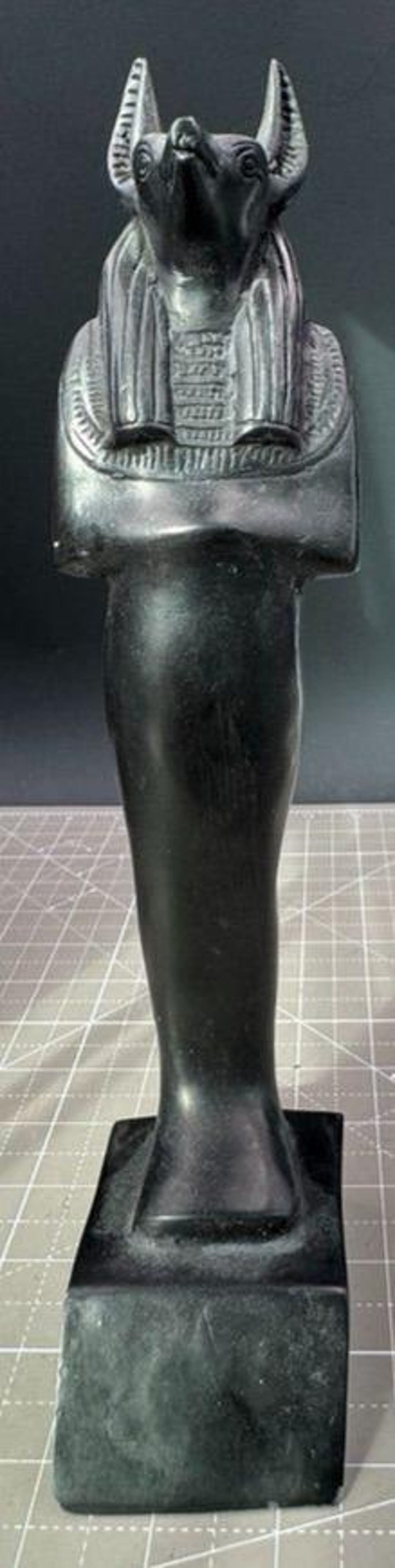 Ancient Egyptian Black Anubis Statue Figurine Horus Jackal God - Etsy