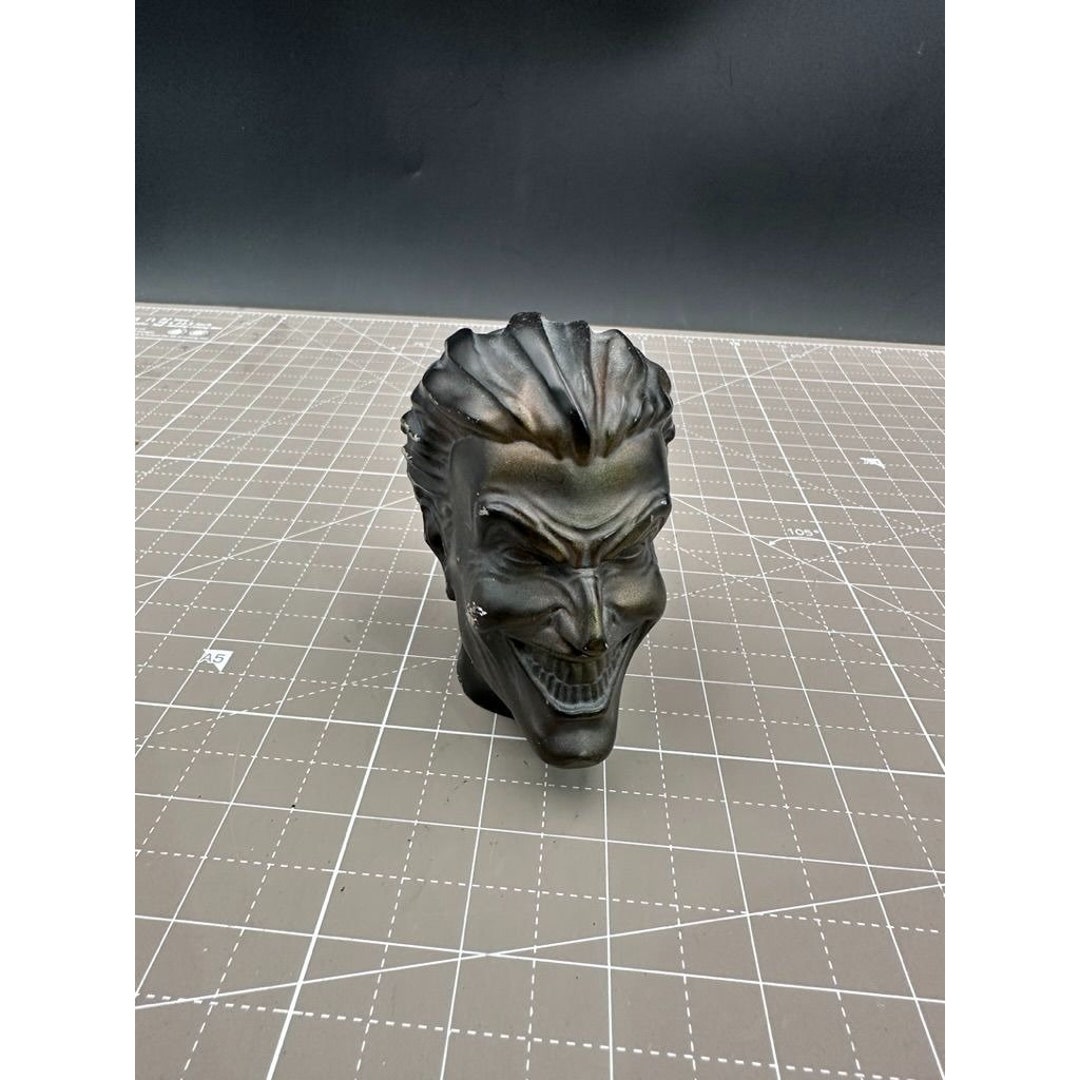Joker Walking Stick Topper Painted Resin W/metal Screw in End READ - Etsy