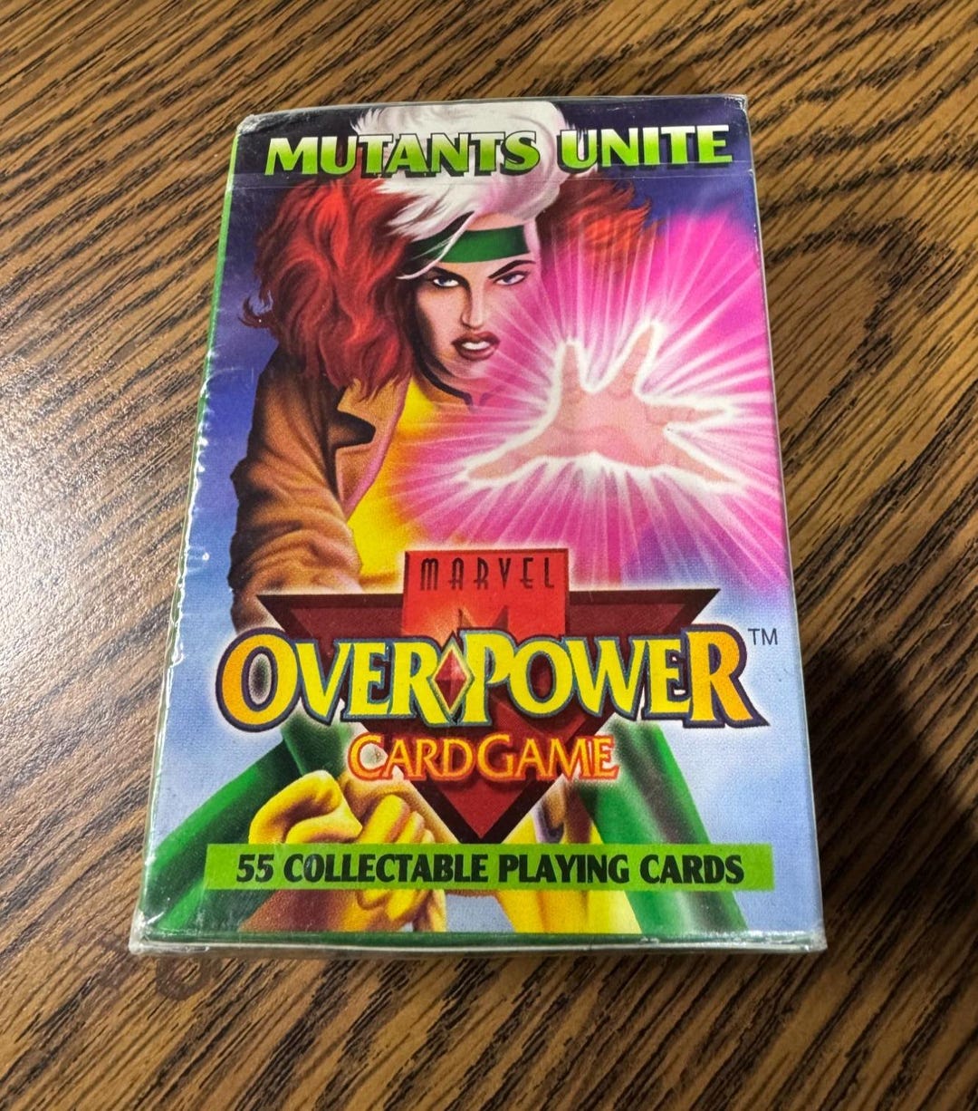 Marvel Overpower 1995 Card Game Mutants Unite 55 Collectable Playing ...