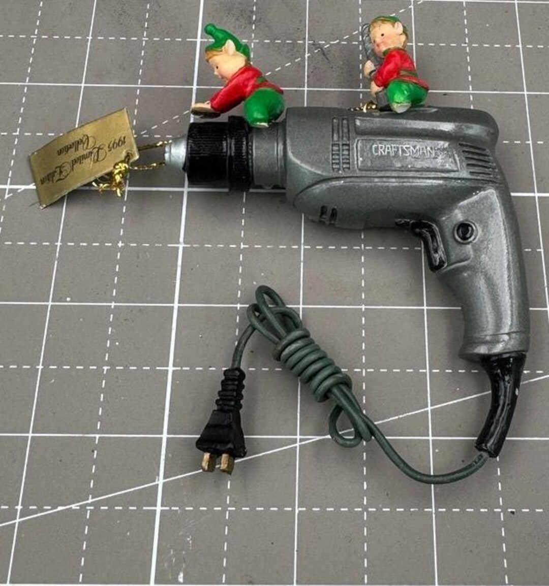 1995 Limited Edition Mr Christmas Craftsman Drill Ornament READ - Etsy