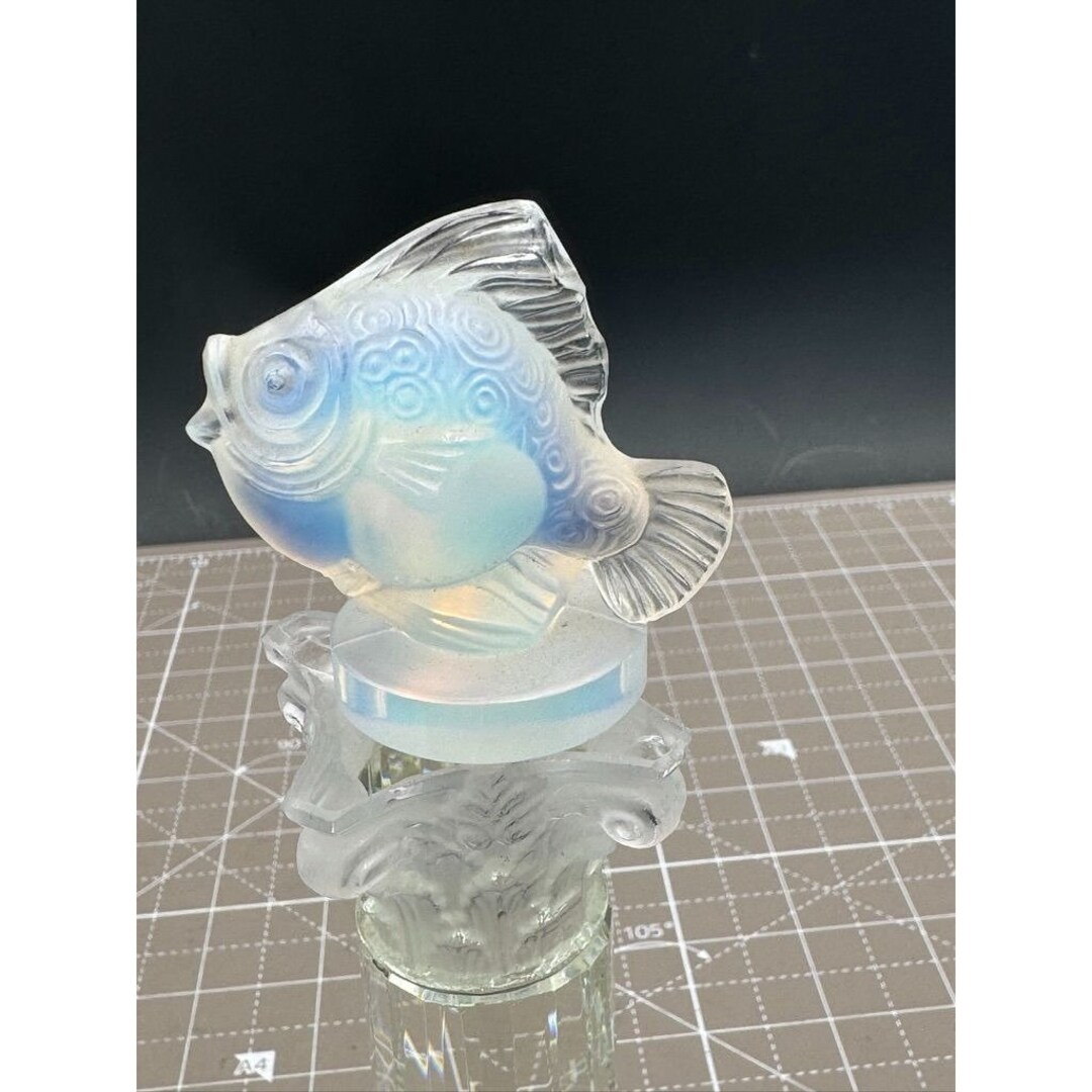 Sabino French Opalescent Glass Fish Figurine #2 READ - Etsy