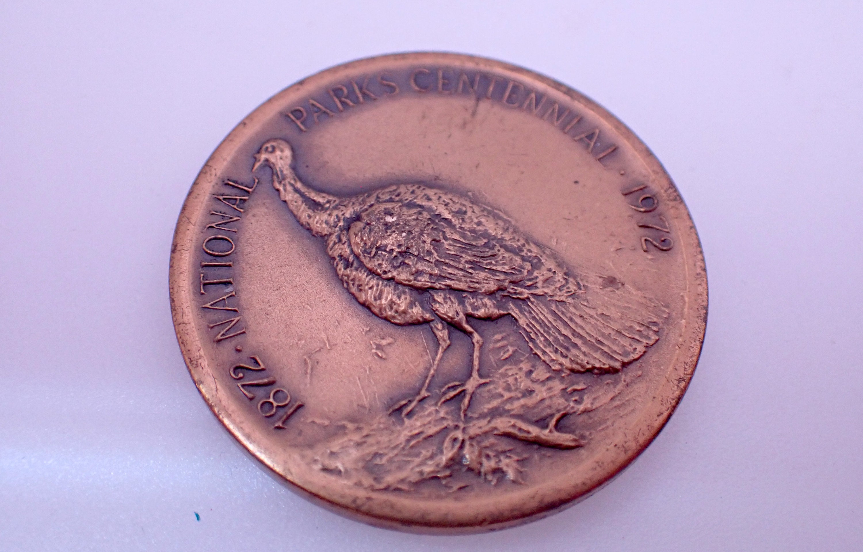 National Parks Centennial 1872-1972 Bronze Token Smokey - Etsy Hong Kong