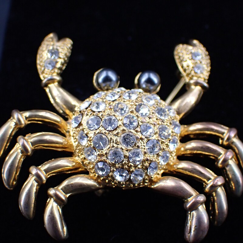 Crab Brooch - Etsy
