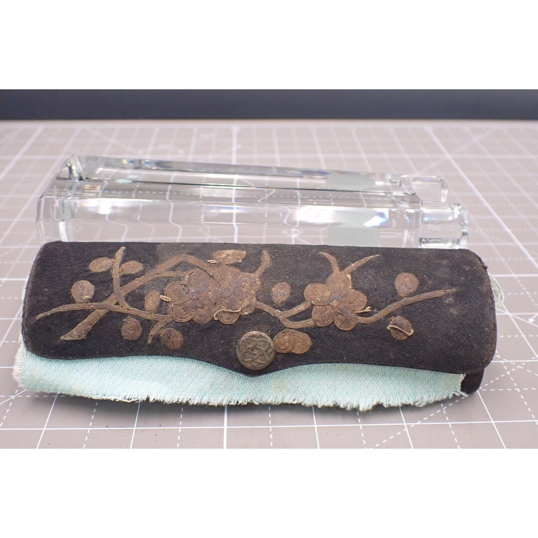 Vintage/antique 1915-1925 Chinese Eyeglasses in Original Case With Silk ...