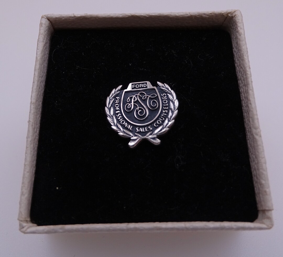 Vintage Sterling Ford Professional Sales Counselors Lapel Pin - Etsy
