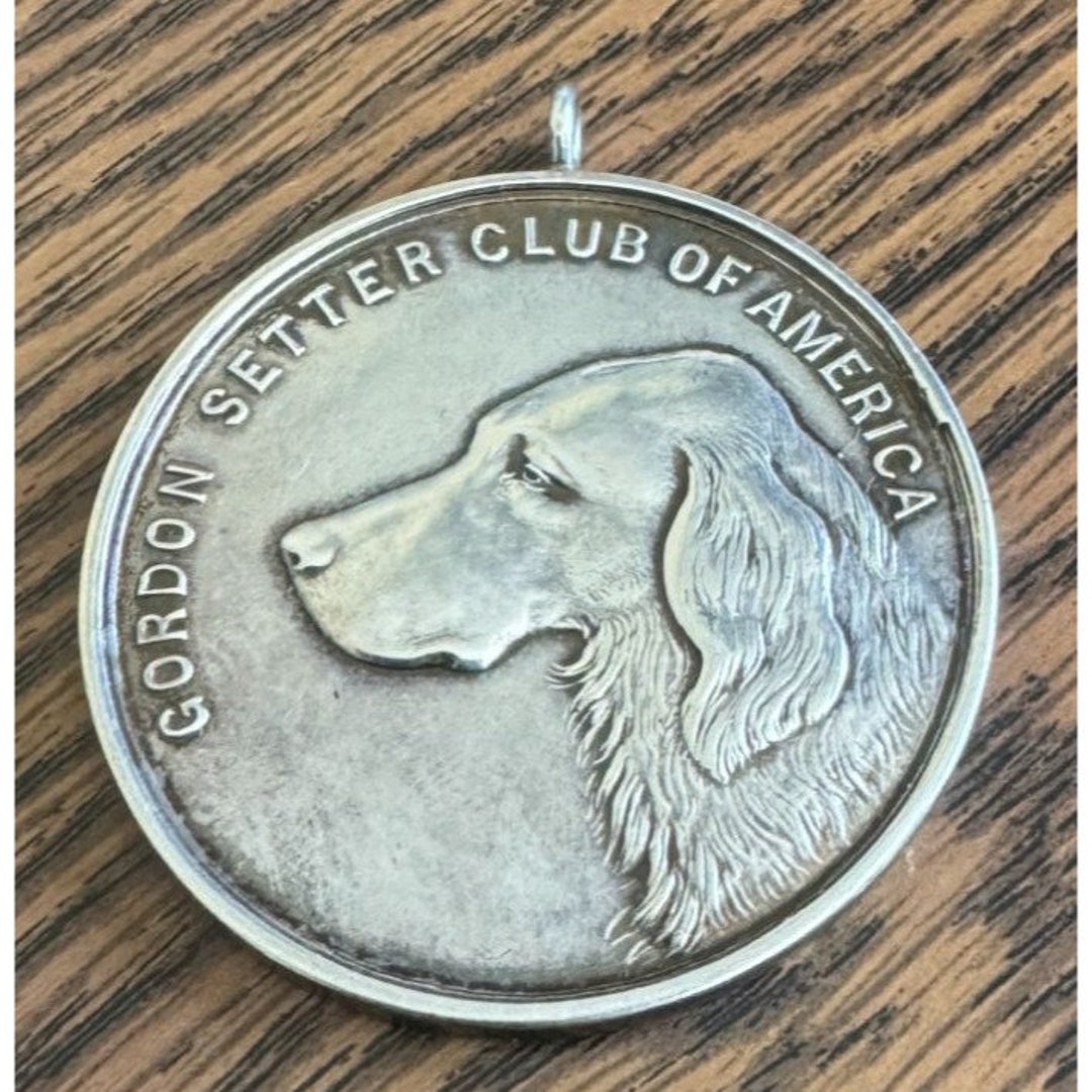 Solid Sterling Silver 51.6 Grams Gordon Setter Club of America Award ...