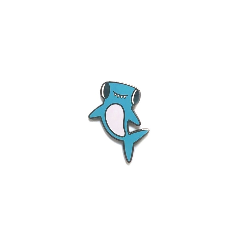 Enamel Pin hammerhead Shark - Etsy