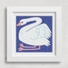 Swan - Block Animal Series - Illustrated Art Print - Wall Art - Taryn ...