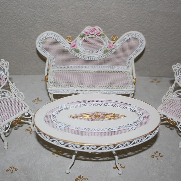 Victorian Wire Chair - Etsy