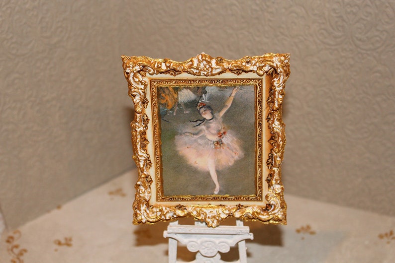Miniature Ballerina Painting Ballett Picture Dancer - Etsy