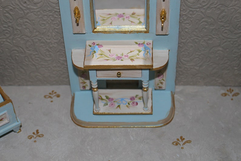 Miniature Furniture Miniature Hall Stand With Mirror - Etsy