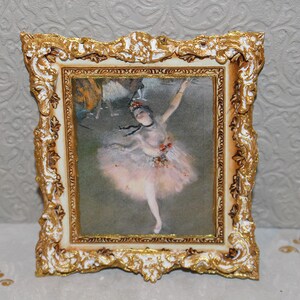 Miniature Ballerina Painting Ballett Picture Dancer - Etsy