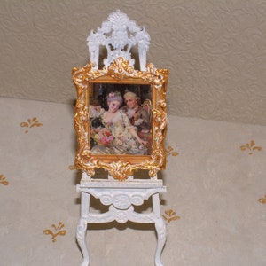 Miniature Wall Plaque Art, French Miniature Wall Plaque Painting ...