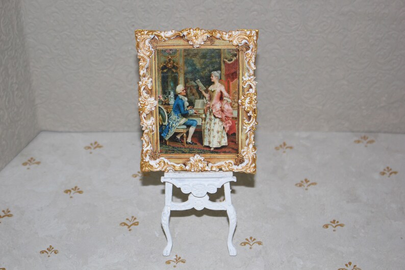 Miniature Wall Plaque Rococo Courting Couple Musicians - Etsy