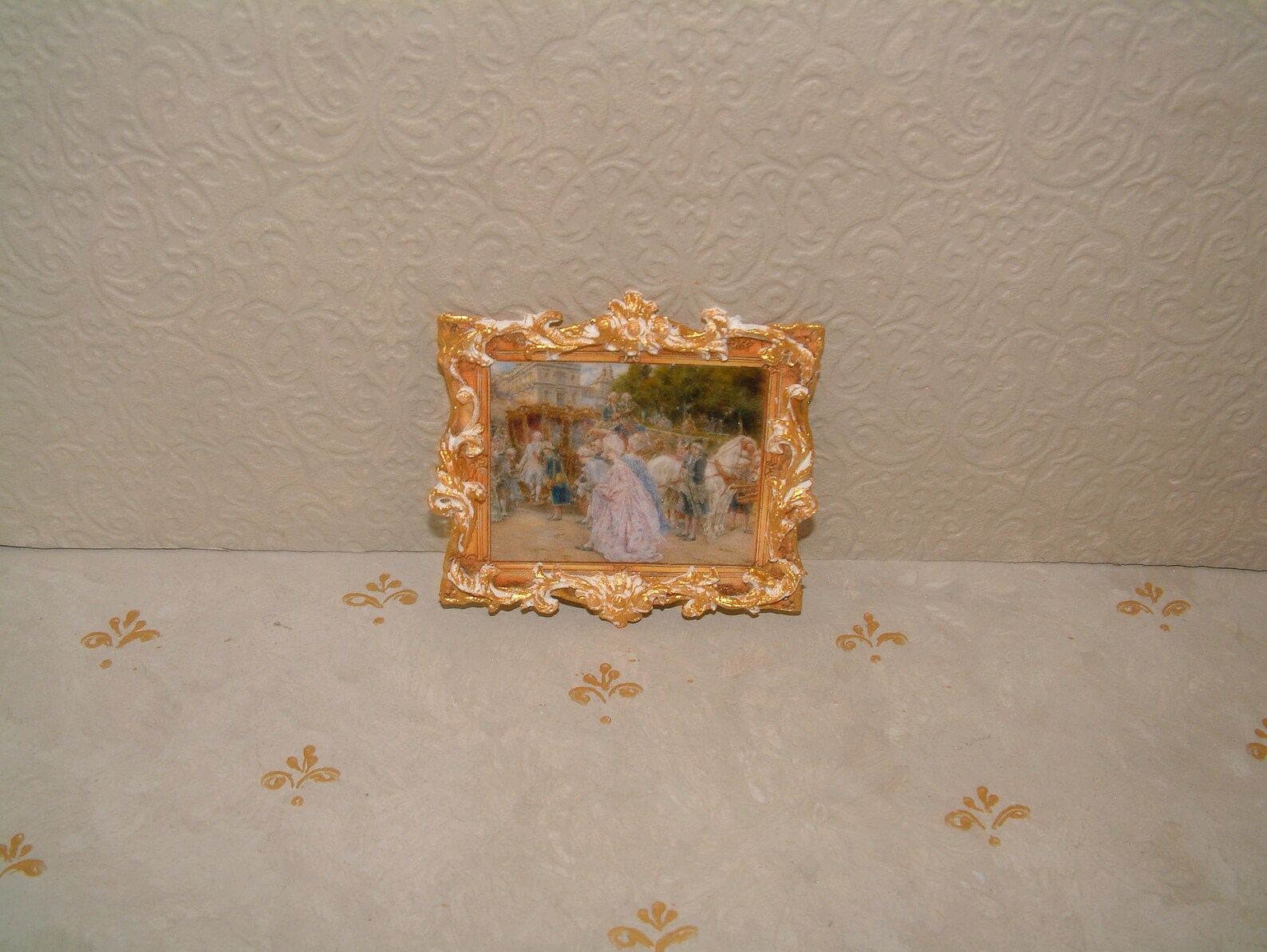 Miniature Wall Plaque Art French Miniature Wall Plaque - Etsy
