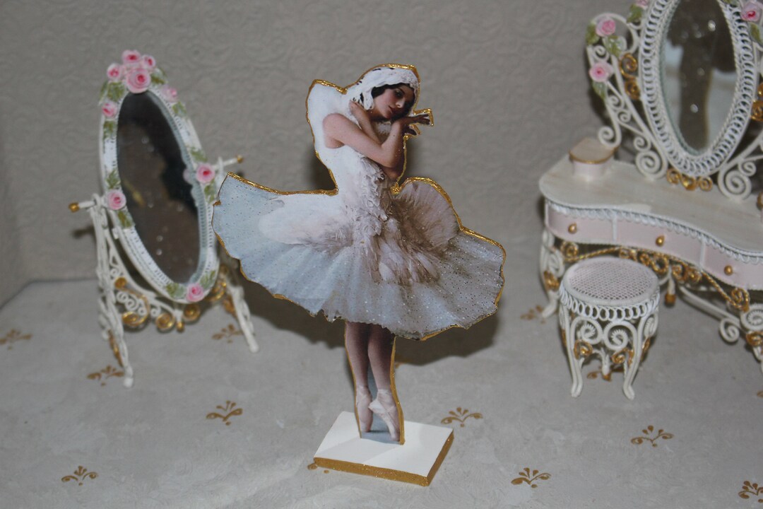 Miniature Doll | Ballerina Doll | Handmade Paper Doll | Ballet Diorama ...