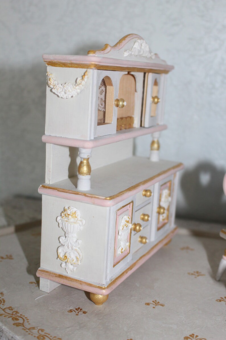 Dollhouse Furniture Miniature Cabinet Closet Hand-painted - Etsy