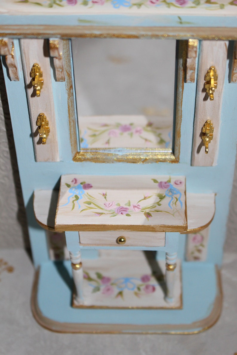 Miniature Furniture Miniature Hall Stand With Mirror - Etsy