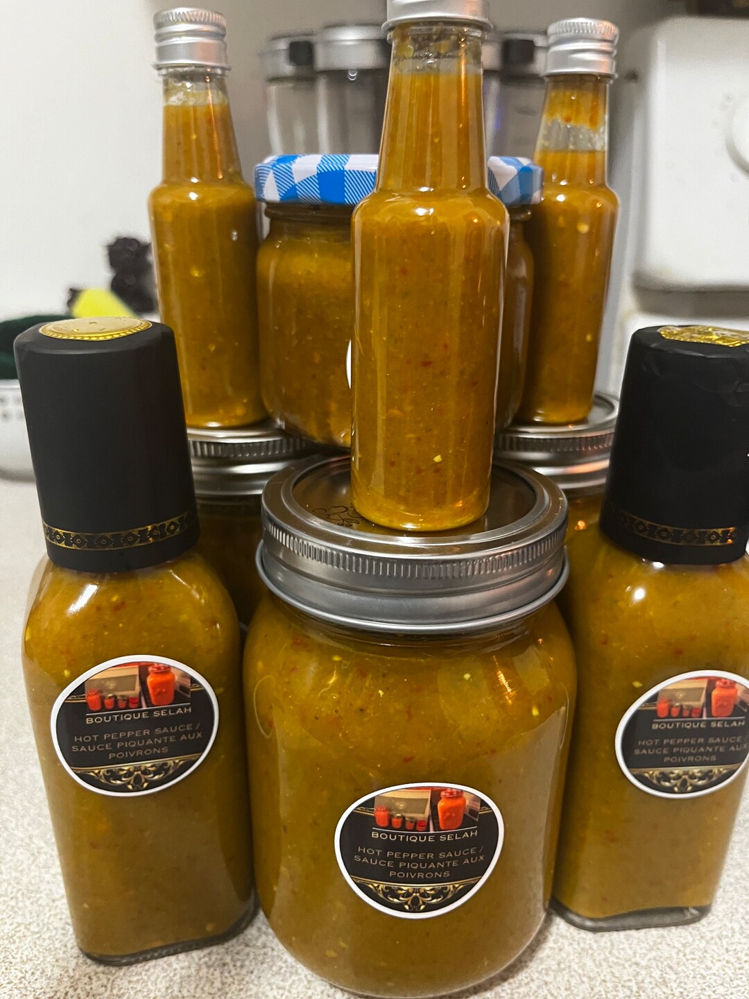 Hot Pepper Sauce/sauce Au Piment Fort West Indian Pepper Sauce ...