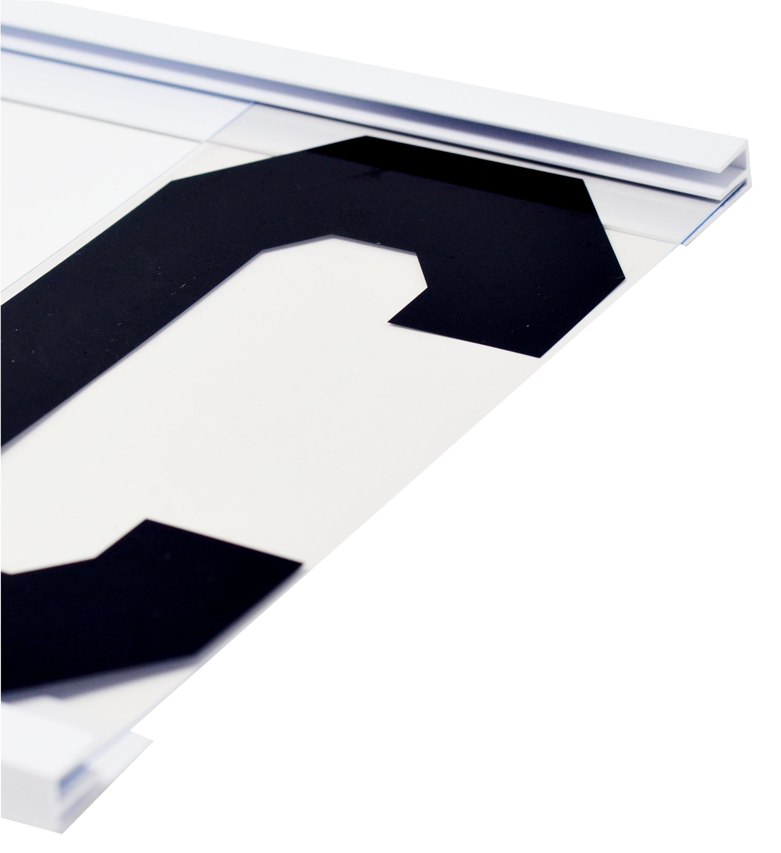 Stickable Double Capacity Tracking for Letters, Moveable Wall Lettering ...