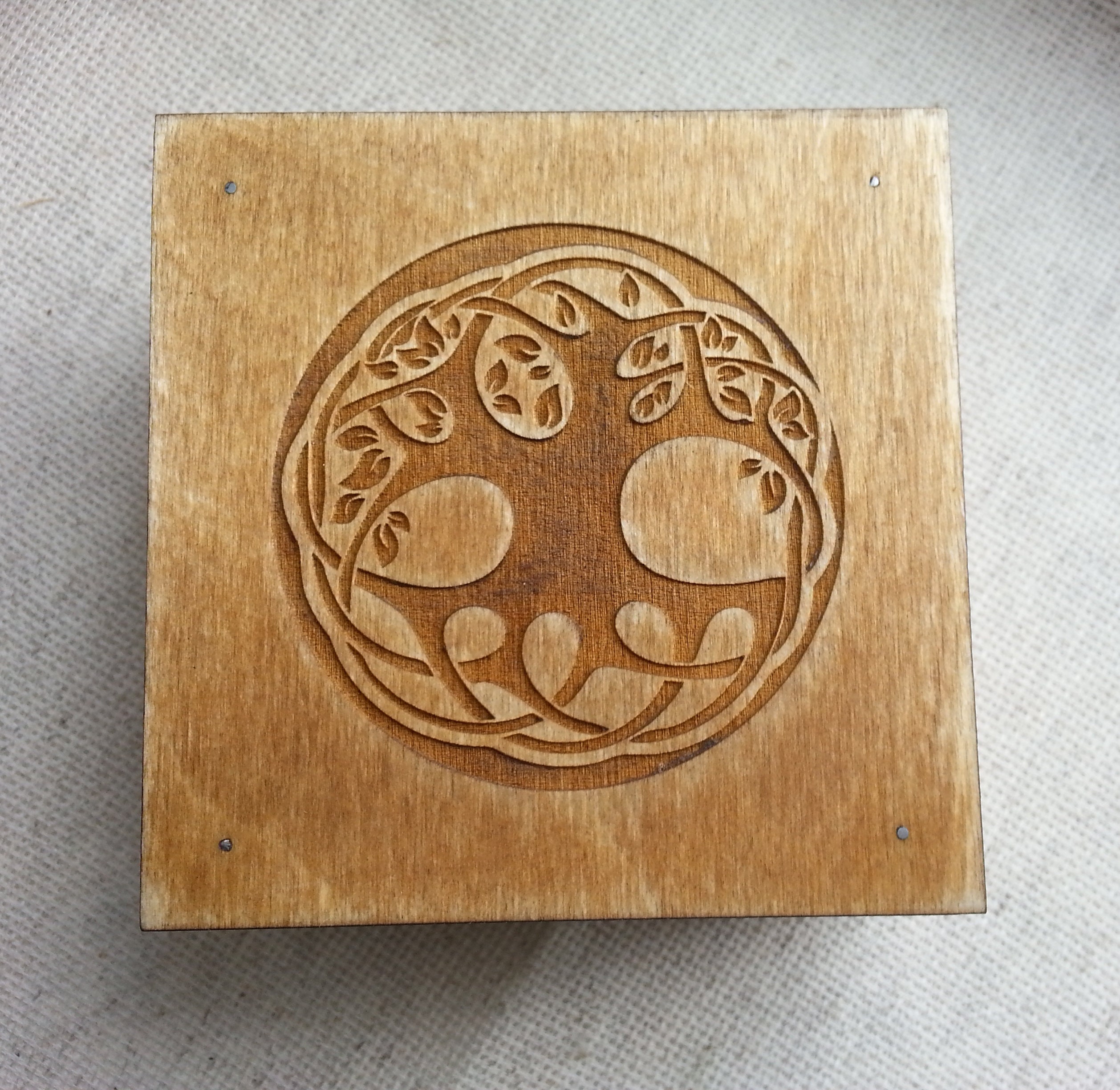 Viking box for runes and amulets. Celtic box. Norse symbol box | Etsy