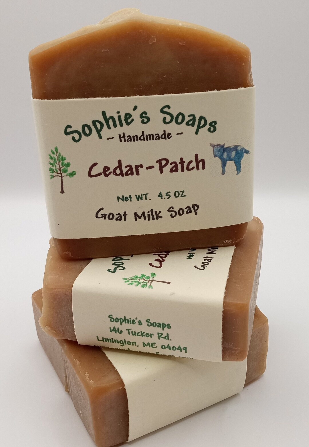 Cedar-patch Cedarwood & Patchouli Goat Milk Soap Artisan, Handmade ...