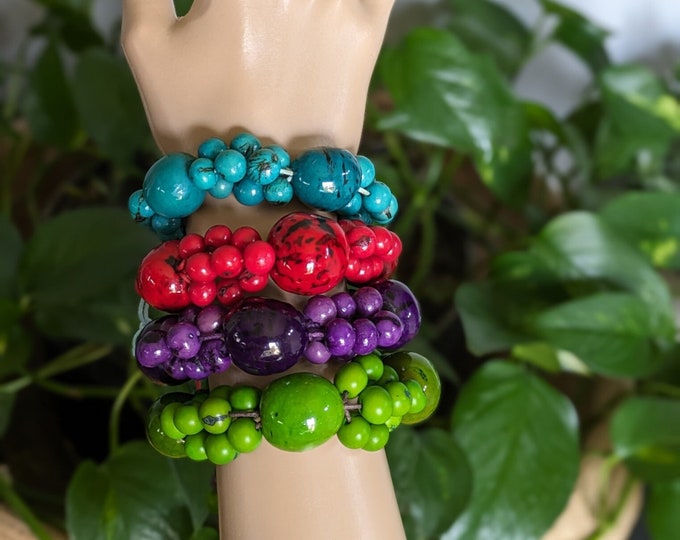 Tagua Bracelets, Handmade Jewelry, Tagua Nut Jewelry,eco Friendly ...
