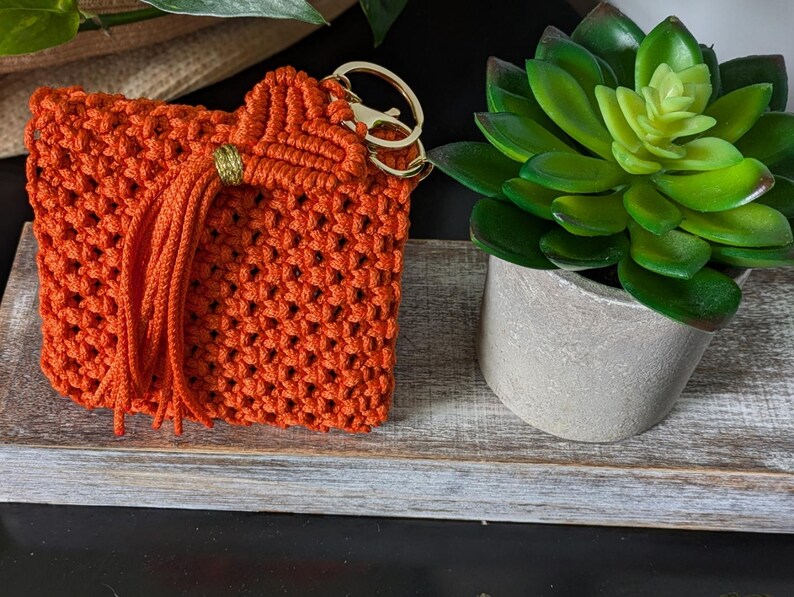 Macramé Wallet Macrame Purse Macrame Handbag Handmade Macrame Coin ...