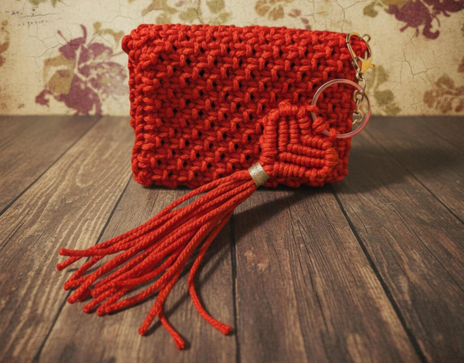 Handmade Macrame Wallet, Boho Chic Coin Purse Clutch, Woven Clutch ...