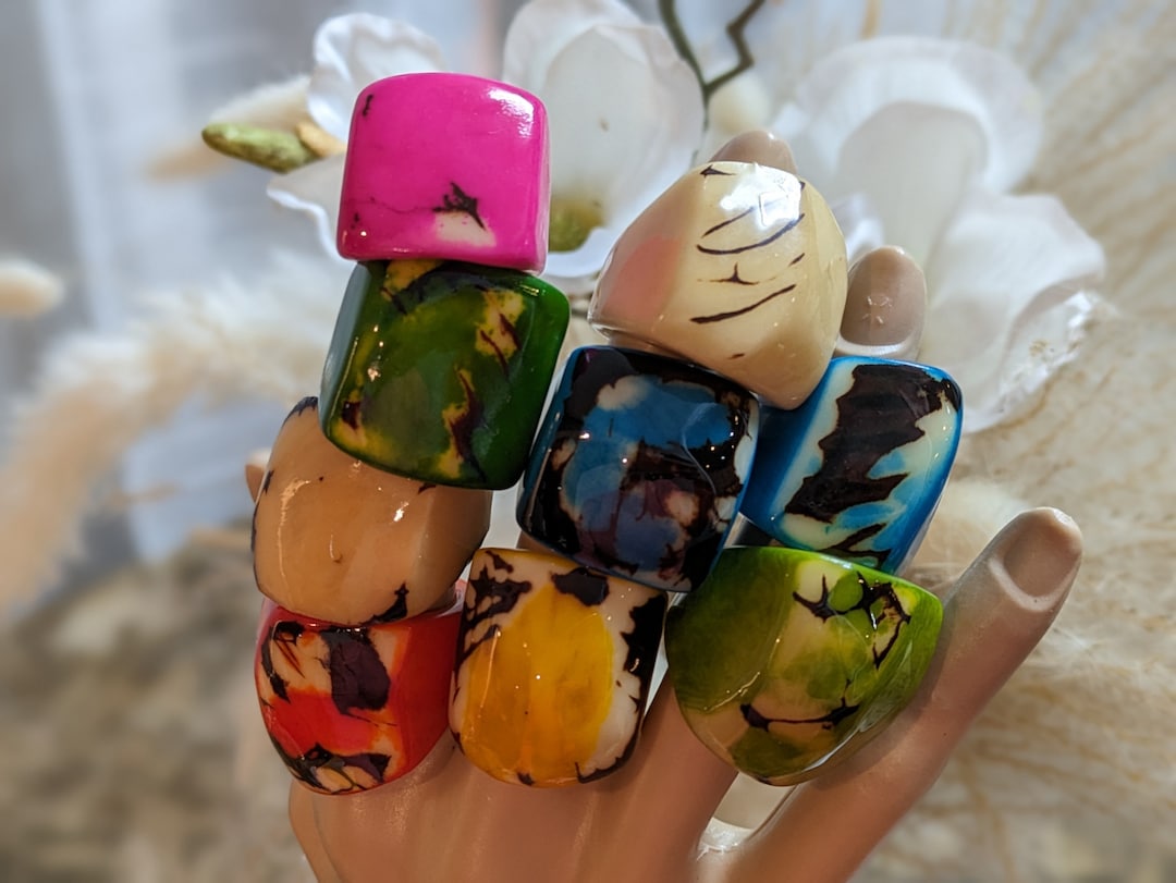 Tagua Nut Ring, Ecofriendly Organic Jewelry, Tagua Nut Ring, Handmade ...