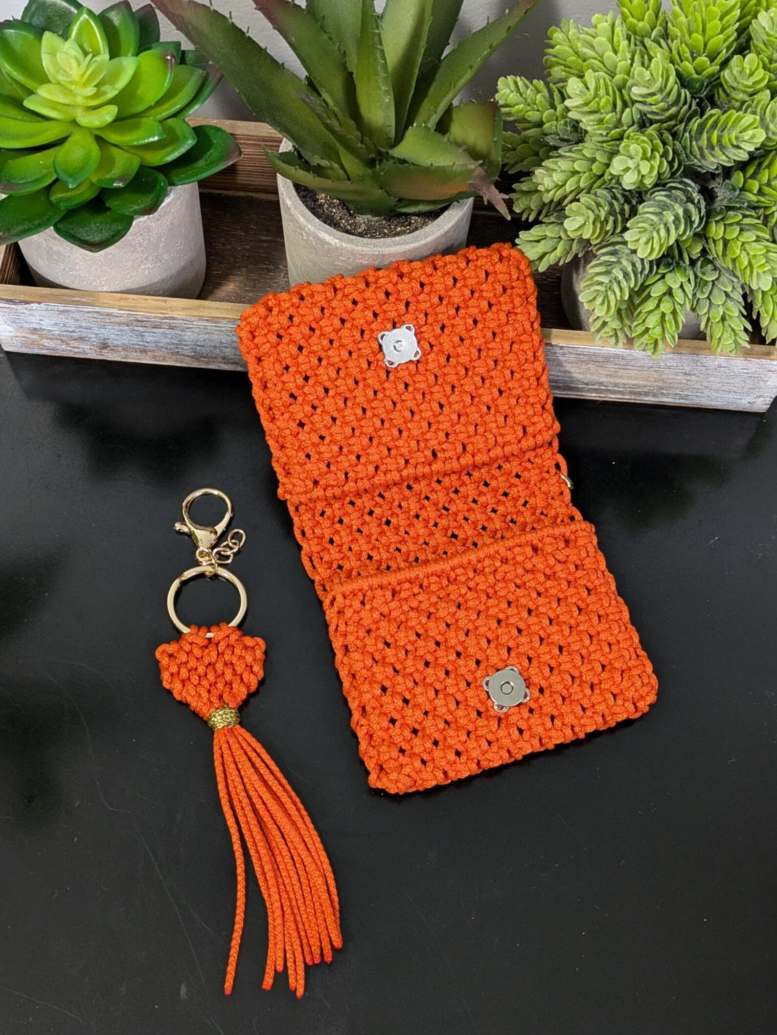 Macramé Wallet Macrame Purse Macrame Handbag Handmade Macrame Coin ...
