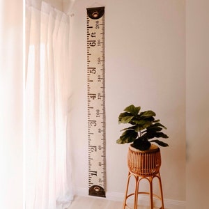 Height Chart ~ Vintage Inspired Tape Measure ~ Hanging ~ Ruler Growth ...