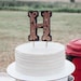 Tooled Leather Cake Topper - Etsy