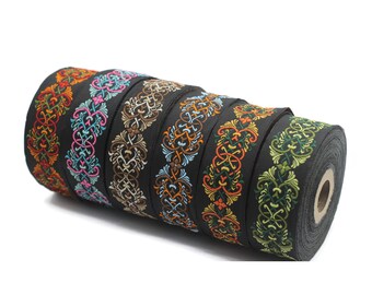 35 Mm Royal Celtic Jacquard Ribbons 1.37 Inch, Choose Your Color ...