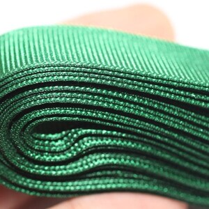 10 Meters 10.93 Yrds, 10/20/30/40mm Dark Green Grosgrain Ribbon, Strong ...