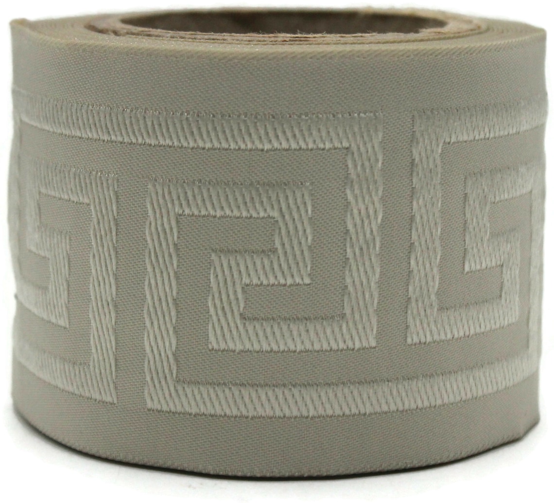 68 Mm Greek Key Ribbon Trim 2.67 Inch Jacquard Trims for - Etsy