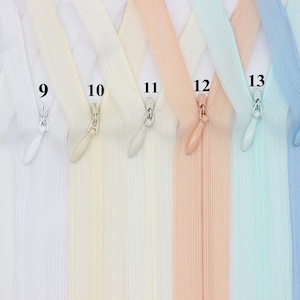 Skirt Zippers, 50 Cm (20 Inches), Dress Zipper, Concealed Zippers, Hide ...