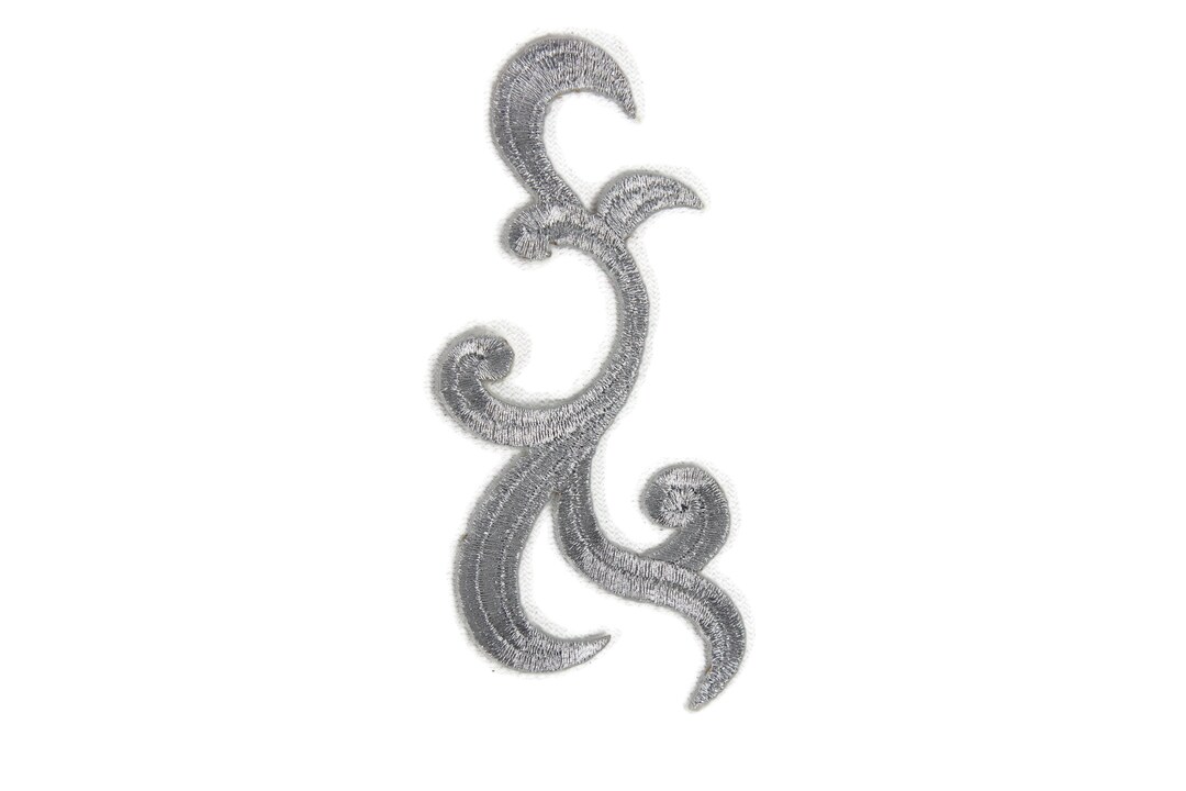 Silver Celtic Patch 1.7x4.13 Inches Iron on Patch Embroidery, Celtic ...