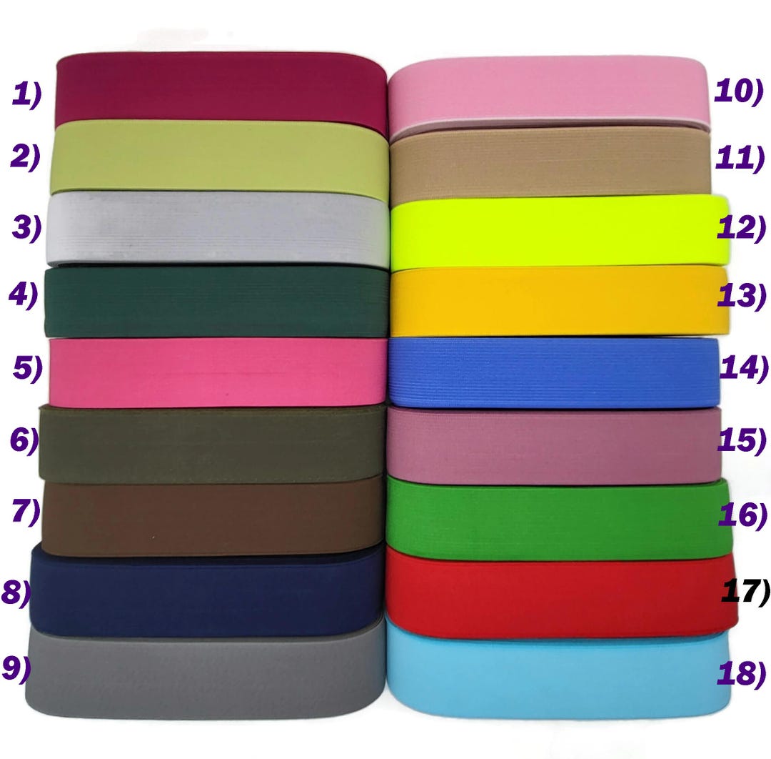 Sewing Elastic Band 1.57 Inch Wide Heavy Stretch High Elasticity Knit ...