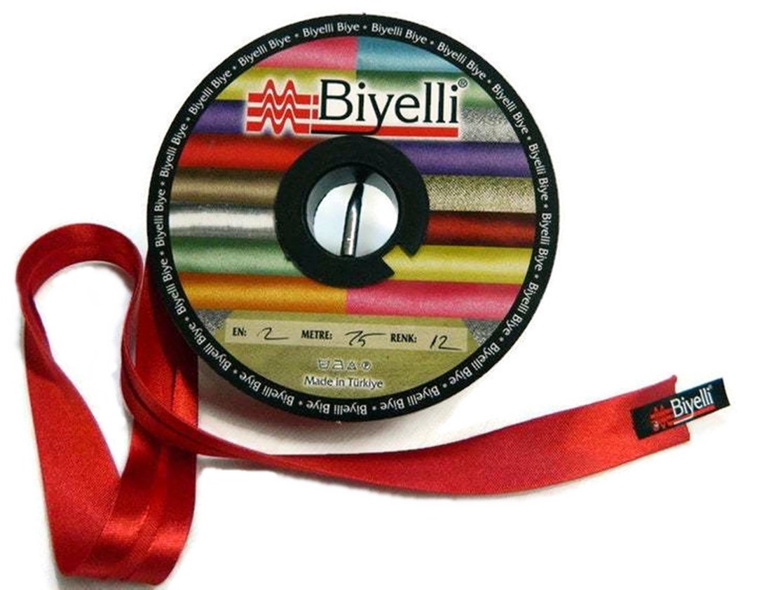 20 Mm Satin Bias Tape, Red Bias Binding, Trim (0.78 Inches), Bias ...