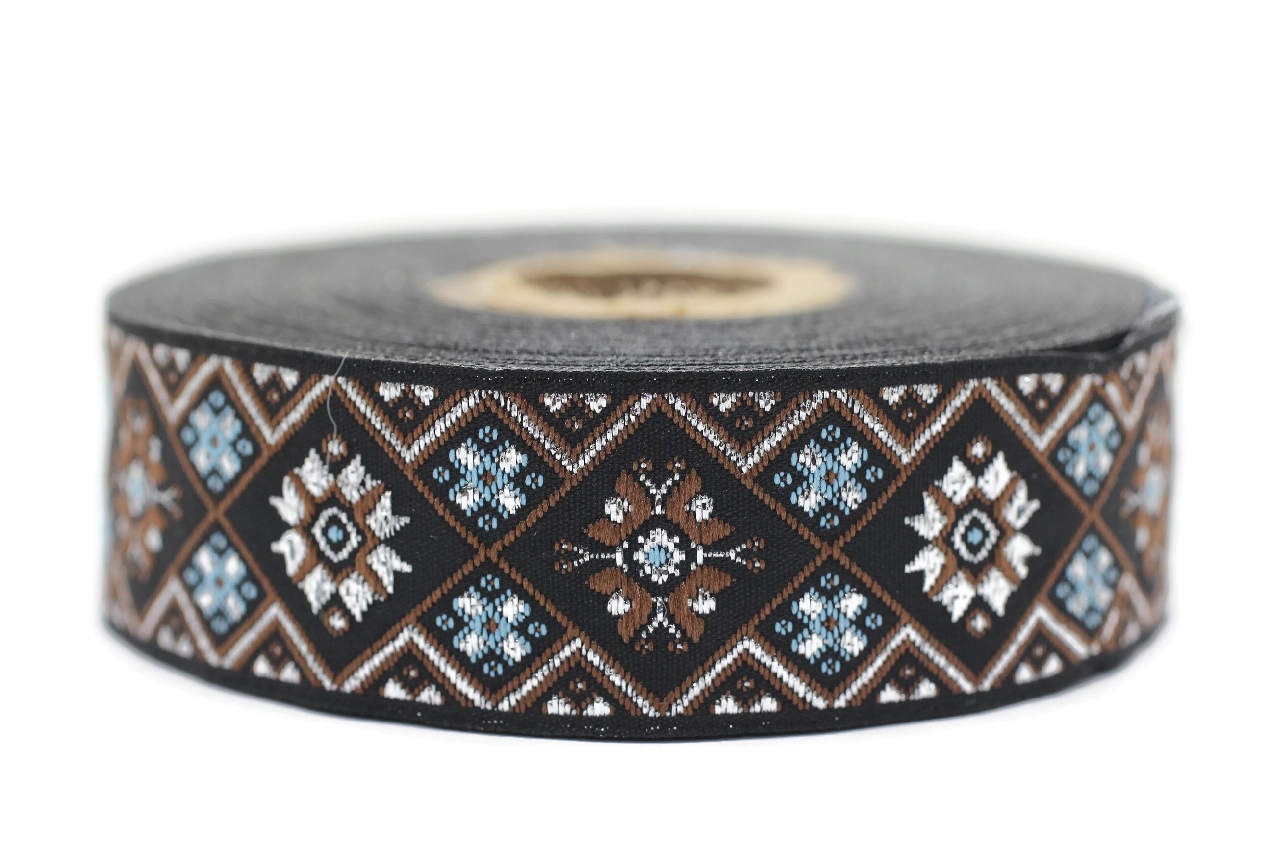 25 Mm Colorfull Geometric Ribbon 0.98 Inches Geometric - Etsy