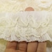 52 Mm Ivory Pleated Ruffle With Layer , Pleated Ruffle Lace, Lettuce ...