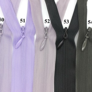 Skirt Zippers, 50 Cm (20 Inches), Dress Zipper, Concealed Zippers, Hide ...