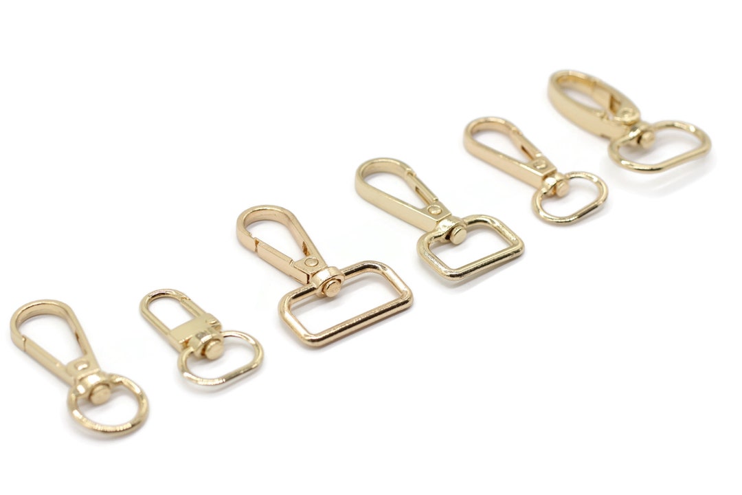 Gold Tone Bag Buckle, Basic Hardware Kit, Swivel Hooks, Metal Buckle ...