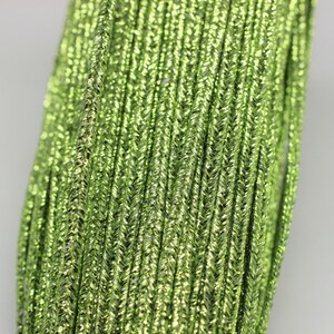 Soutache Cord - Metallic Green Braid Cord - 2 Mm Twisted Cord ...