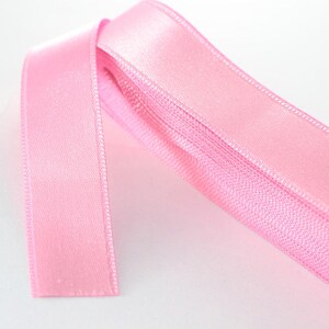 10 Meters 10.90 Yrd Pink Satin Ribbon Double Sided Ribbon | Etsy